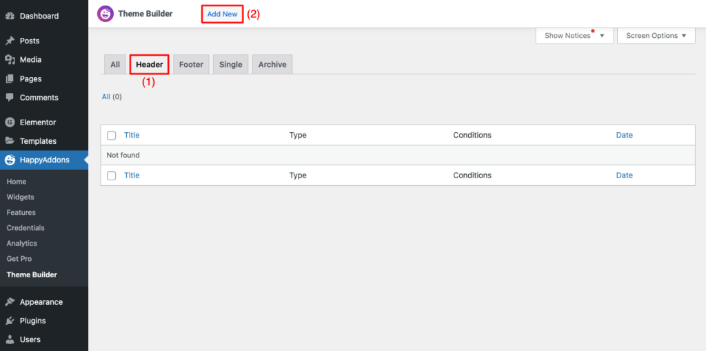 How to Create Header and Footer in Elementor for Free