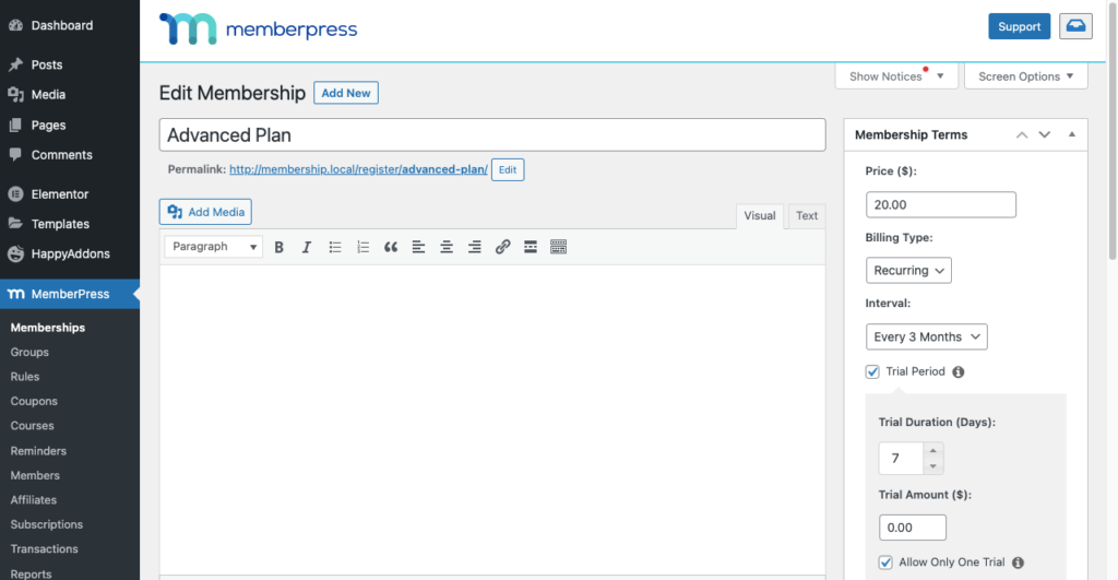 How to Create a Membership Site with Memberpress And Elementor