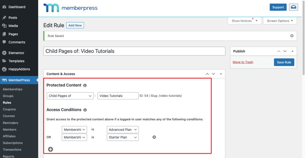 How to Create a Membership Site with Memberpress And Elementor