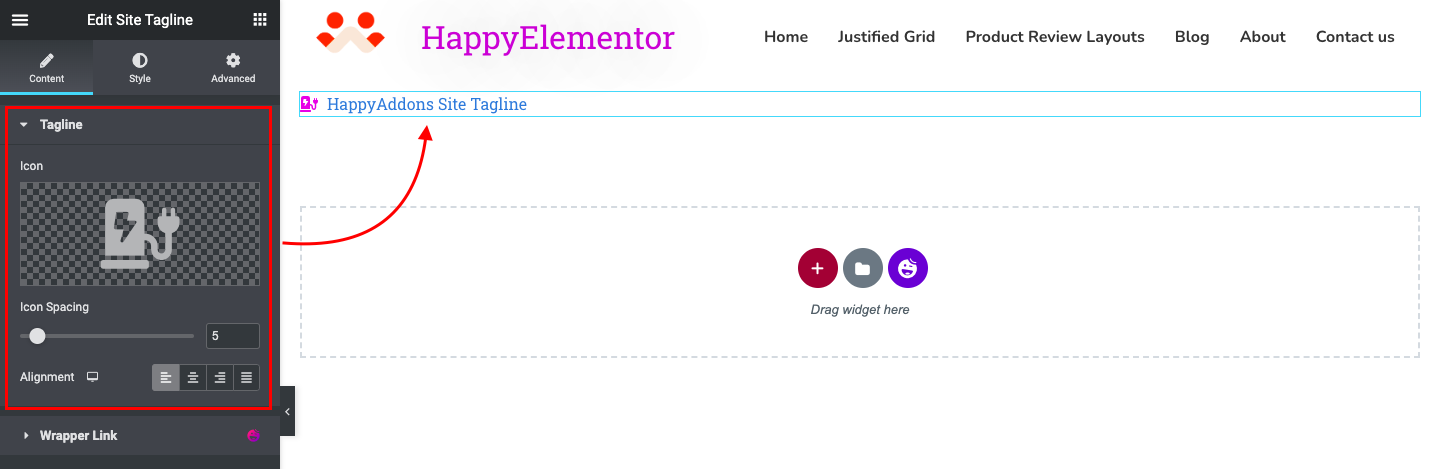 Site Tagline - HappyAddons