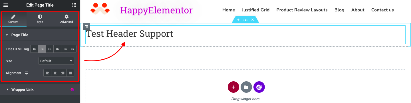 Page Title - HappyAddons