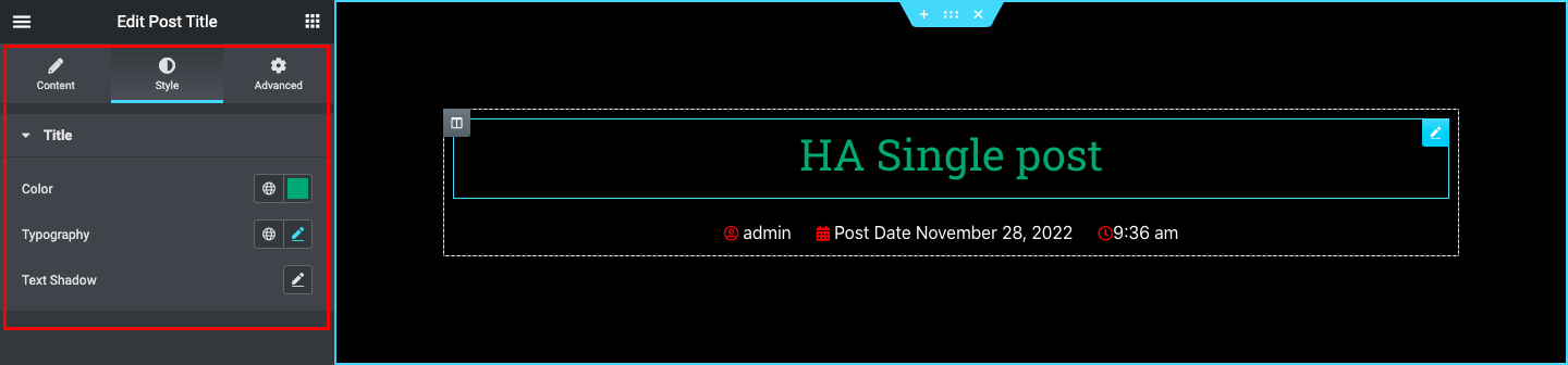 Post Title - HappyAddons