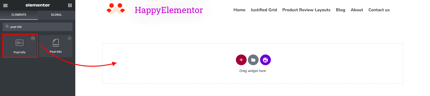 Post Info - HappyAddons