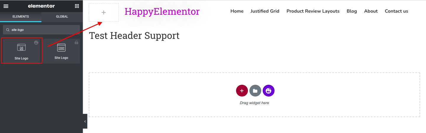 Site Logo - HappyAddons