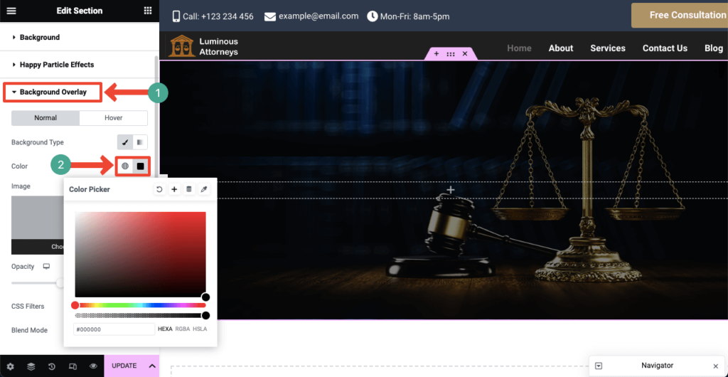 How to Create a Lawyer Website with Elementor and HappyAddons