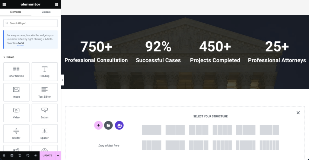 How to Create a Lawyer Website with Elementor and HappyAddons