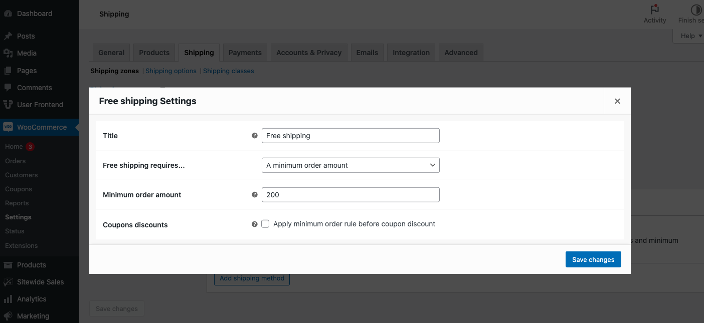 WooCommerce Shipping Bar Widget - HappyAddons