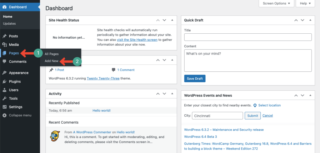 How to Create a New Page on WordPress (A Complete Tutorial) - HappyAddons