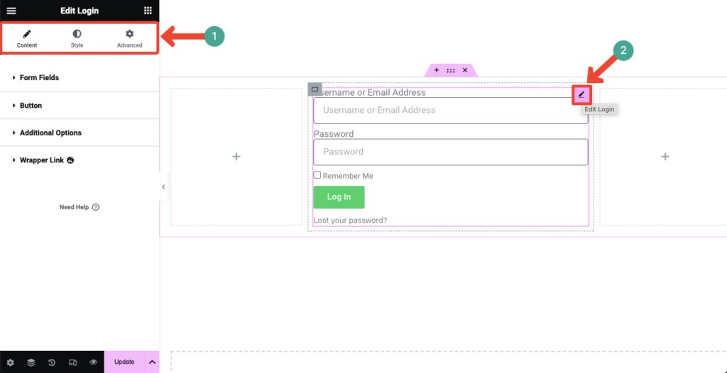 How to Create a Login Page on WordPress with Elementor