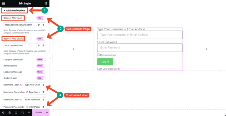 How to Create a Login Page on WordPress with Elementor