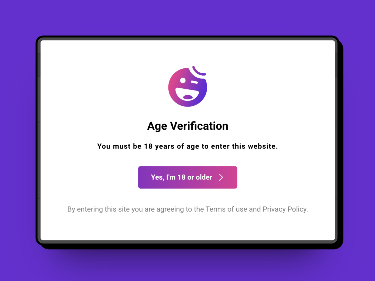 Age Gate - HappyAddons