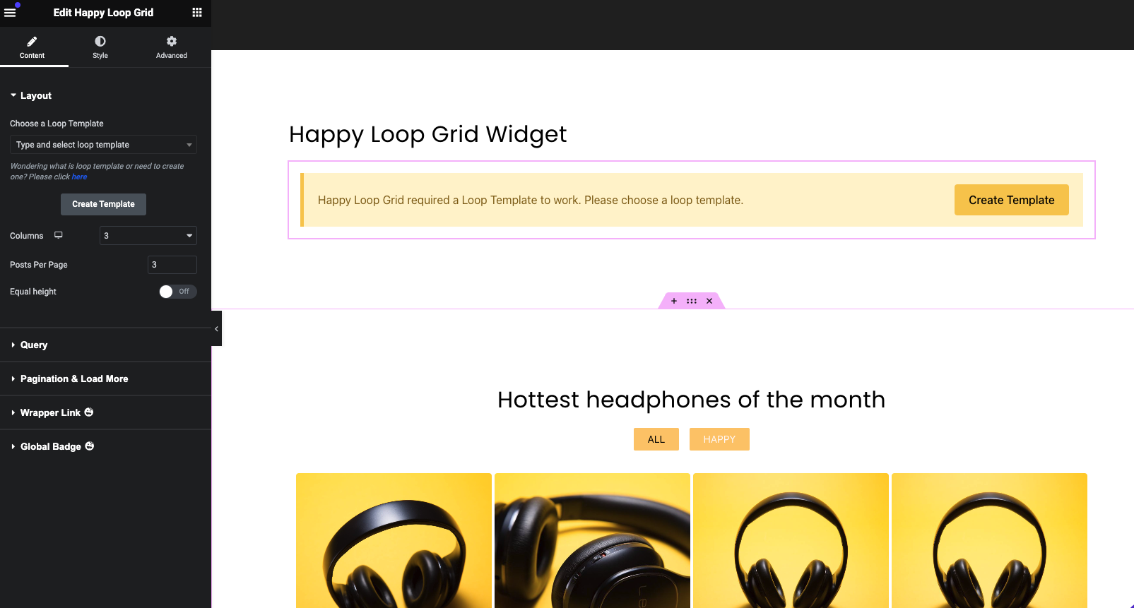 Happy Loop Grid - HappyAddons