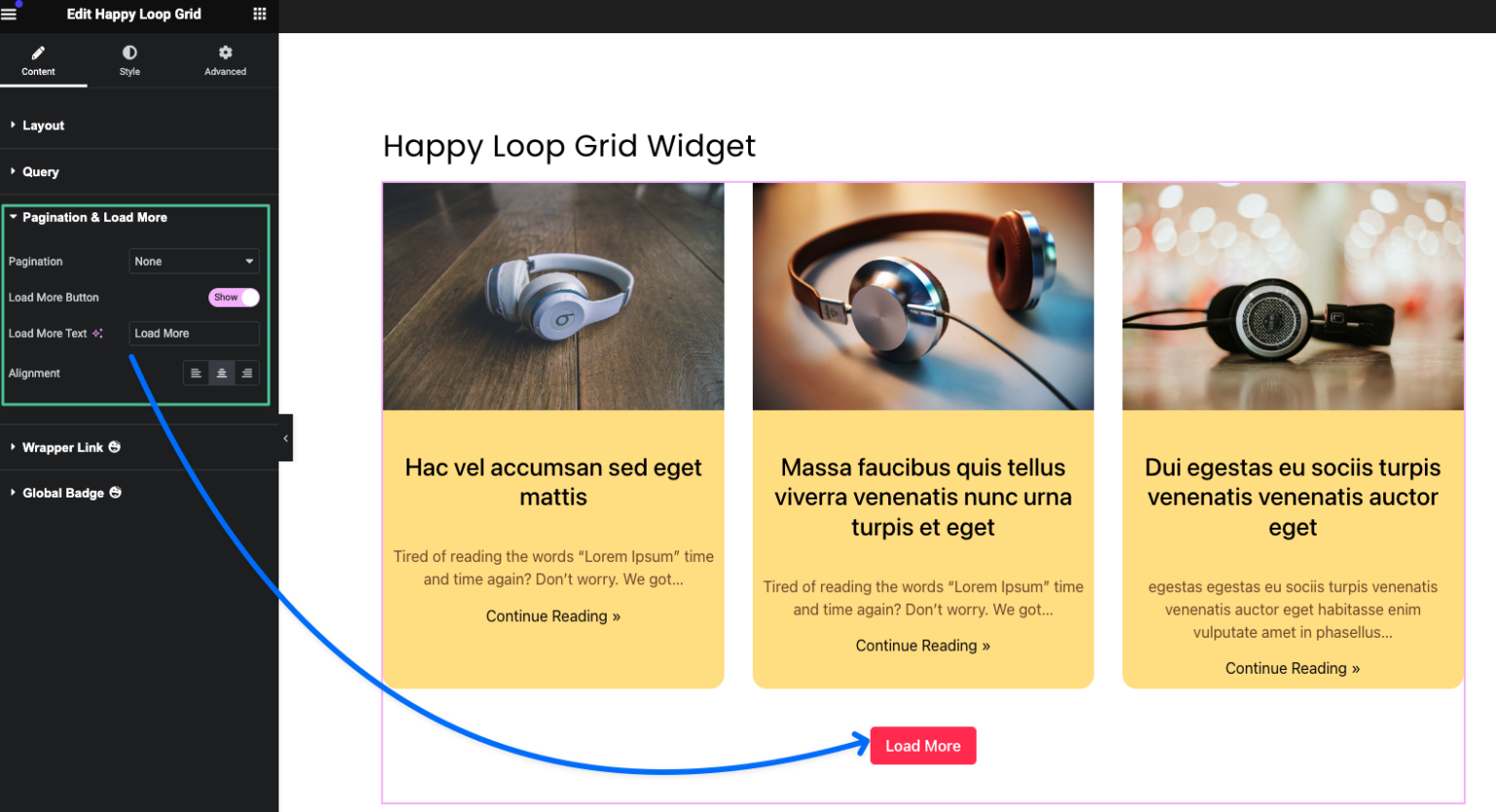 Happy Loop Grid - HappyAddons