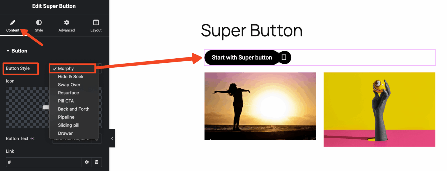 Super Button - HappyAddons